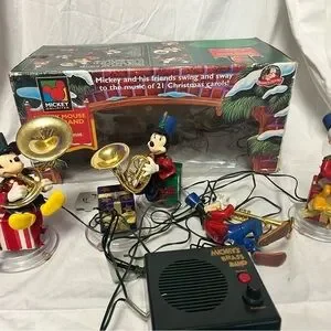 Disney | Holiday | Mickeys Brass Band Figurines With Sound Box | Poshmark